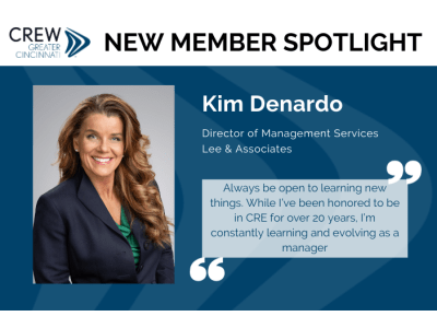 New Member Spotlight Kim Denardo CREW Greater Cincinnati