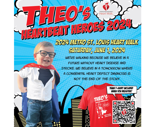 2024 Metro St. Louis Heart Walk - Theo's Heartbeat Heroes CREW-St. Louis