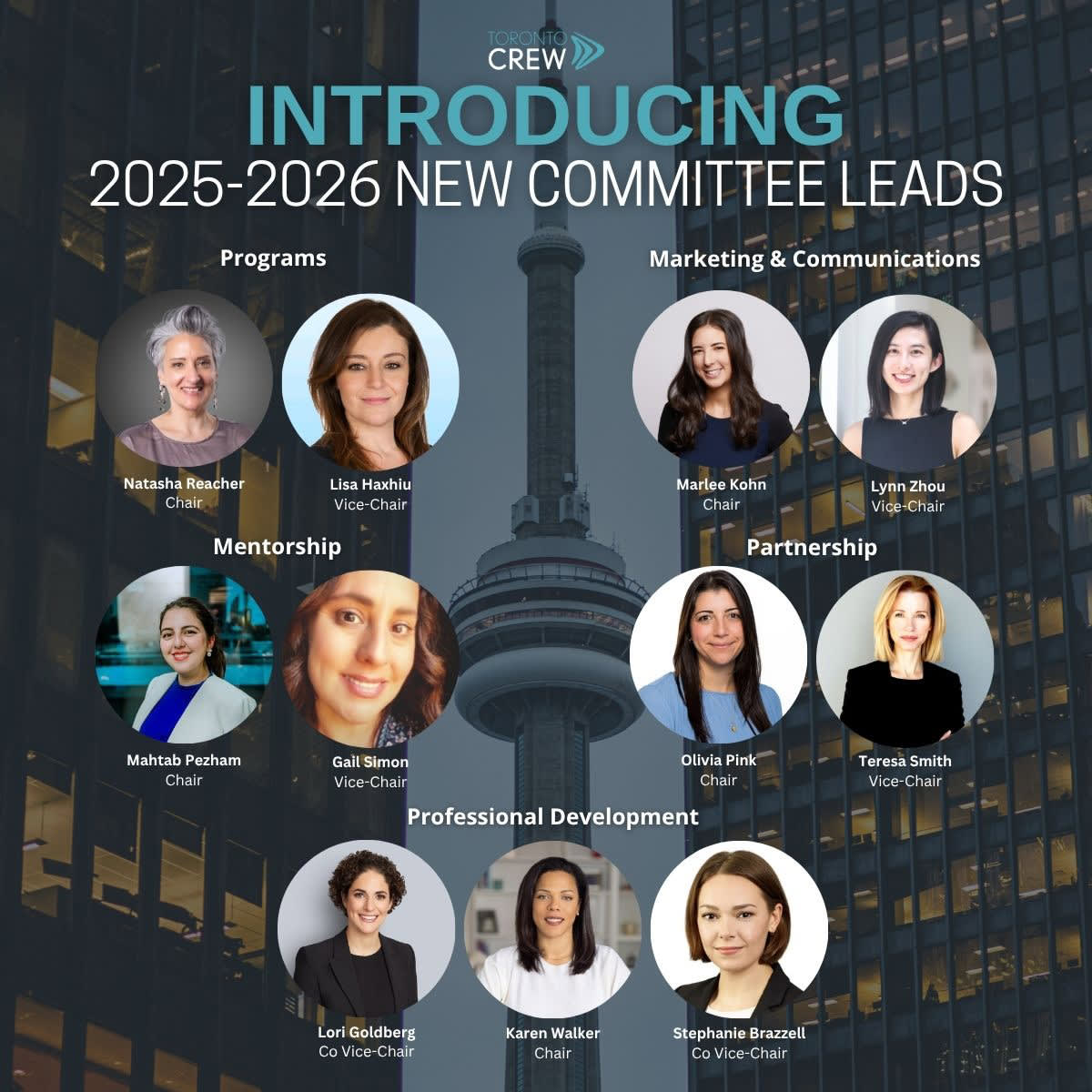 2025 Leadership Announcement Toronto CREW