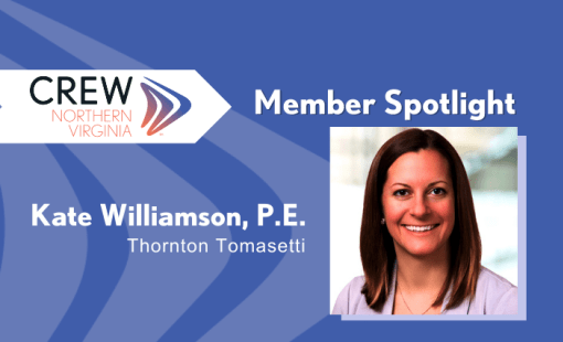Member Spotlight: Kate Williamson CREW Northern Virginia